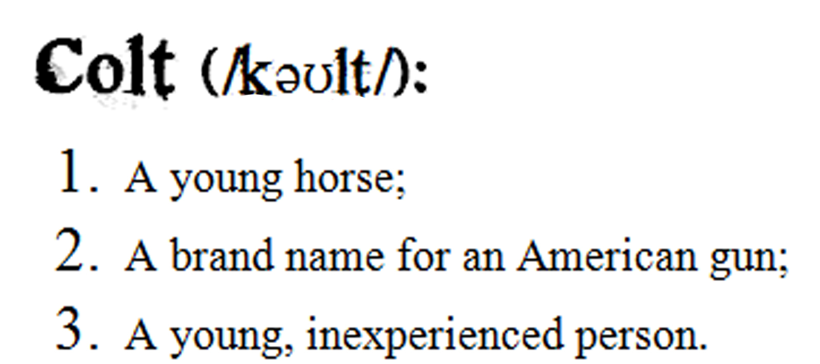 A Colt is born – Melinda Colt